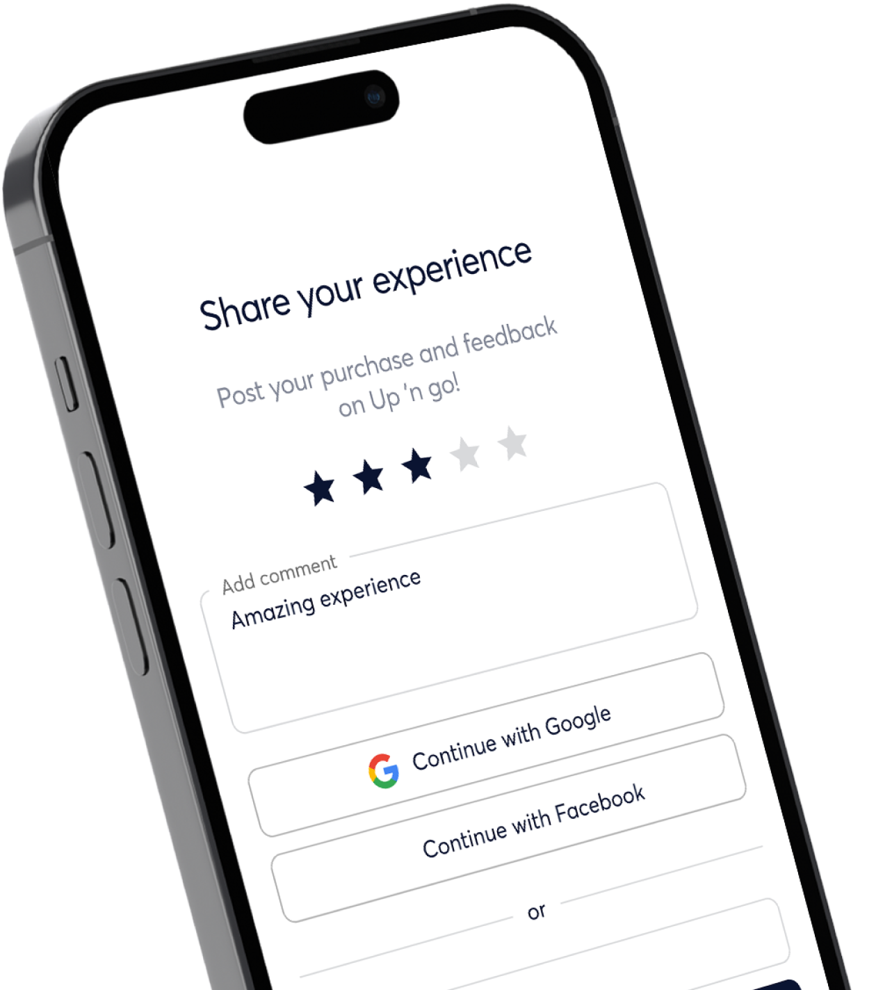 Up 'n go · Pay at Table Technology for Restaurants
